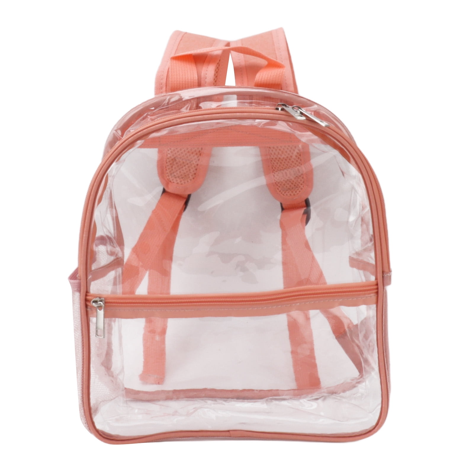 PVC Transparent Backpack Portable PVC Zipper Design High Capacity Clear ...