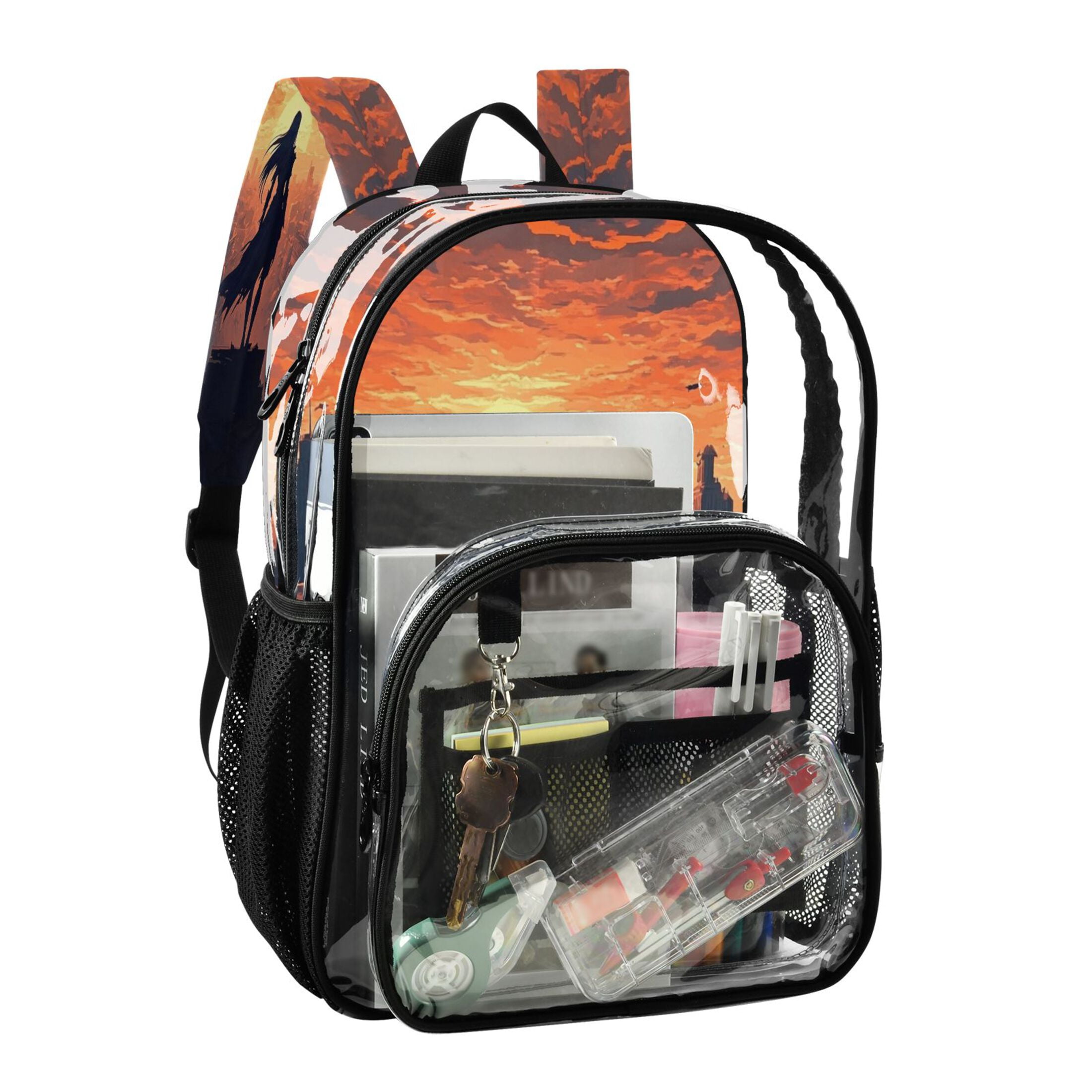 PVC Transparent Backpack Stylish & Durable Clear Backpack Perfect for ...