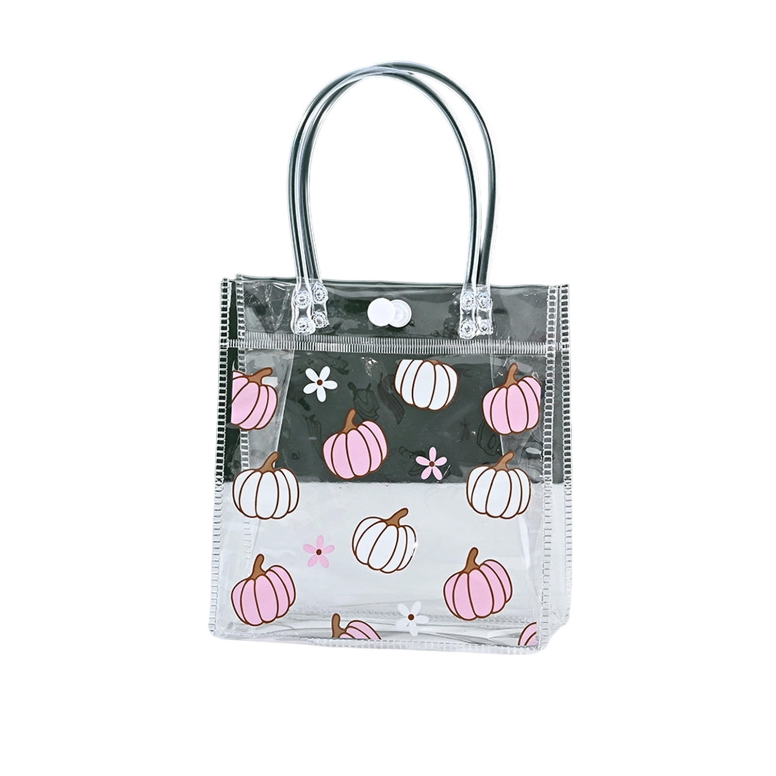 PVC Transparent Tote Bag, Small Waterproof Gift Handbag for Students ...