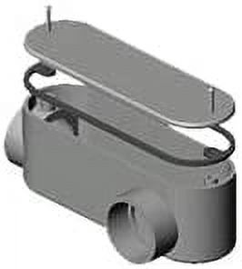 PVC Type LL Conduit Body, 2 inch hubB01128$$Tools & Hardware Other ...