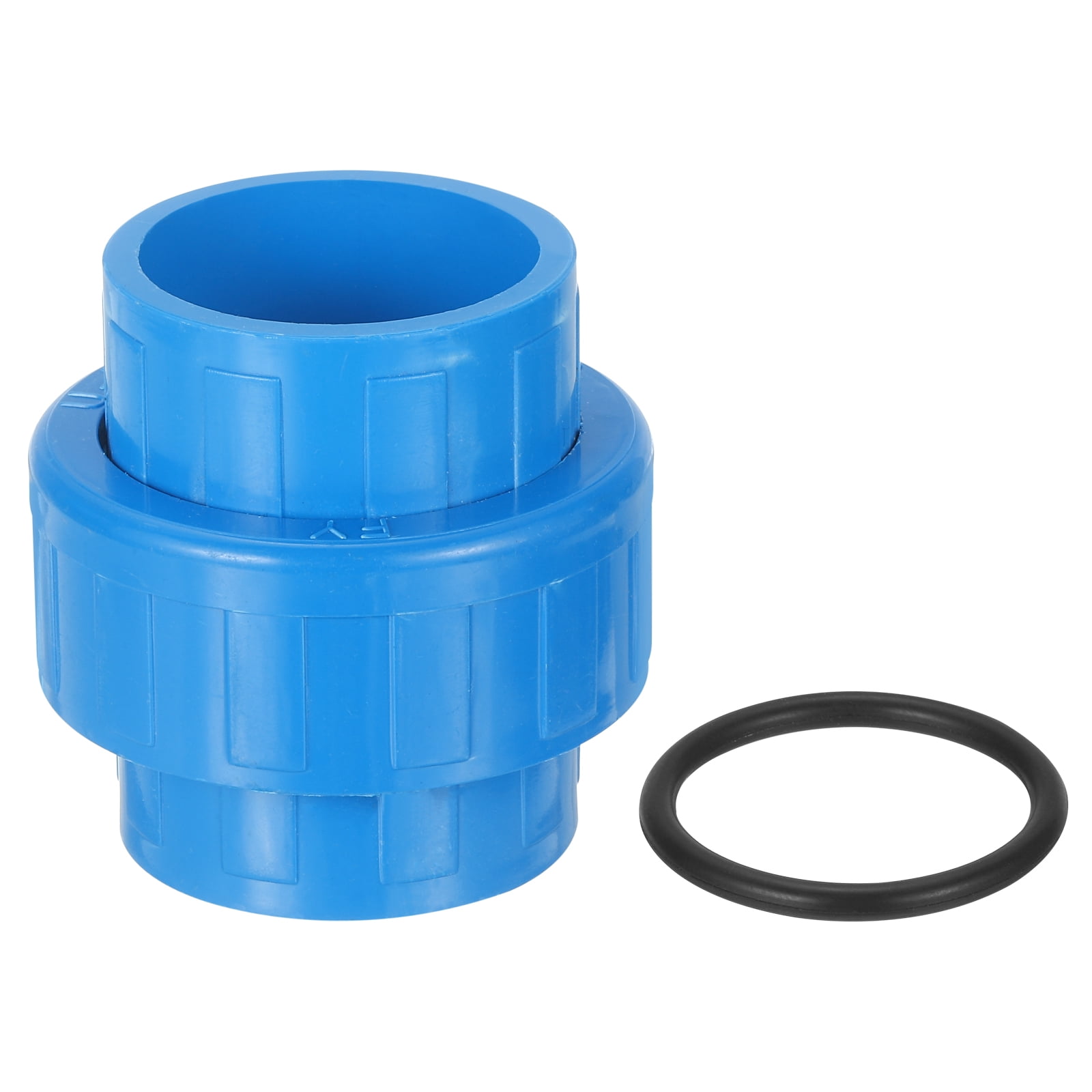 PVC Union Pipe Fitting, 1Pcs 40mm(1-1/2") PVC Slip Union Coupling ...