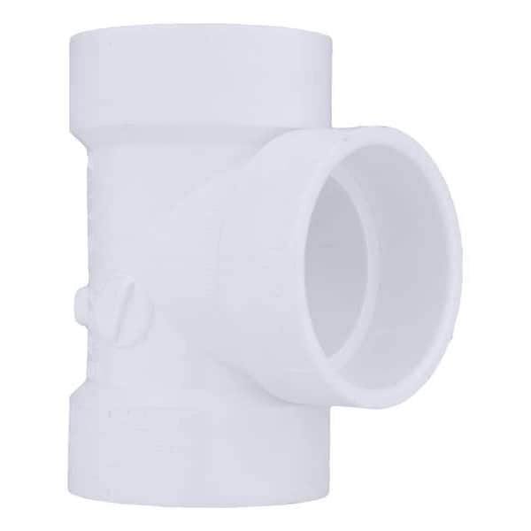 Manufacturer Varies PVC Vent Tee, Hub, 1-1/2 in Pipe Size 1WKU8 ...