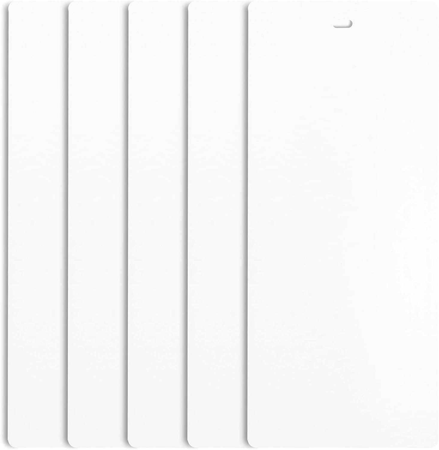 PVC Veritcal Blind Replacement Slats Curved Smooth White (82.5 Length ...