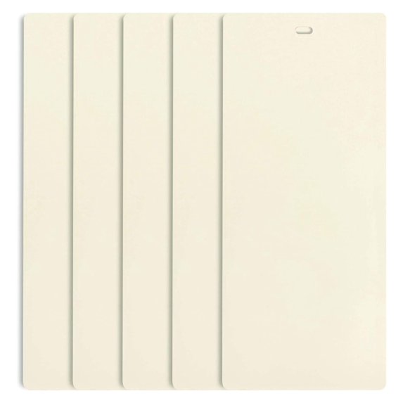 PVC Vertical Blind Replacement Slat 82 1/2 X 3 1/2 (6 PK, Ivory ...