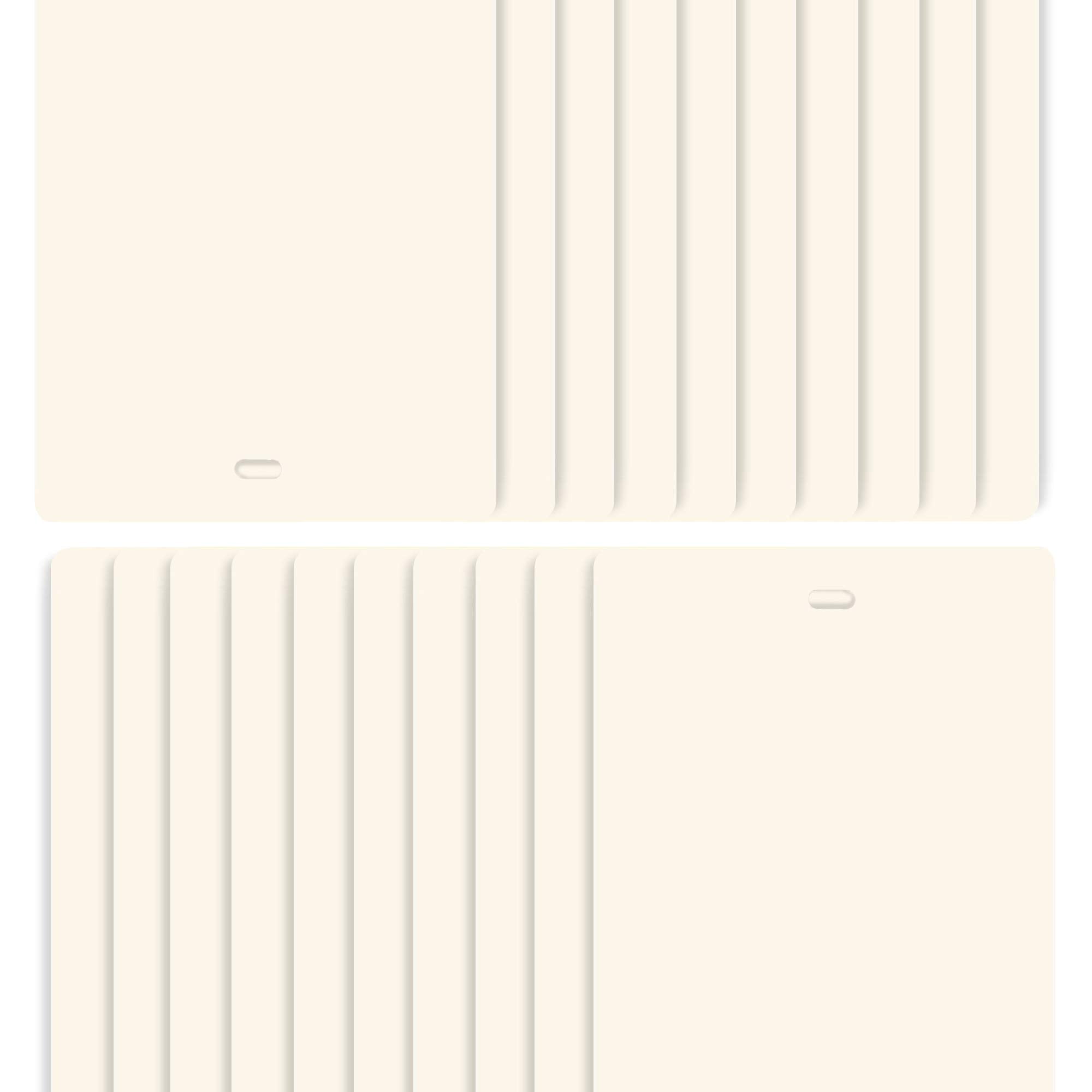 PVC Vertical Blind Replacement Slats Smooth Curved Design for Window ...