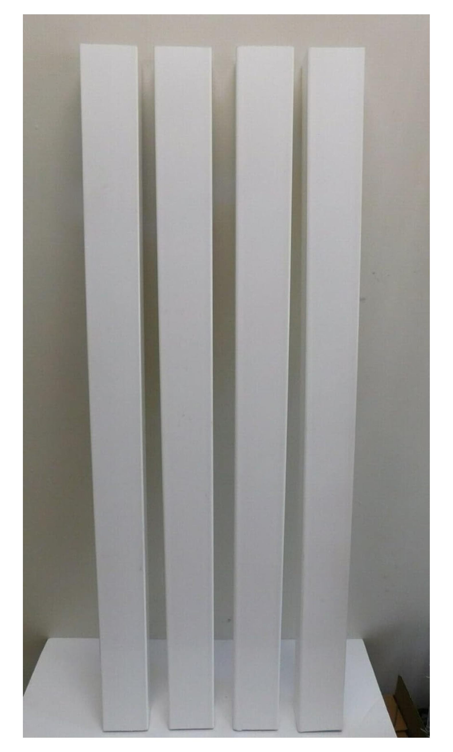 PVC Vinyl Fence Rail Pack - 2" x 3-1/2" x " - 4 Rails - Walmart.com