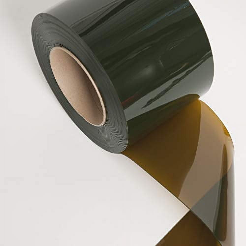 PVC Vinyl Strip Curtain Door Bulk Roll - 8" x .08 Welding Amber PVC ...