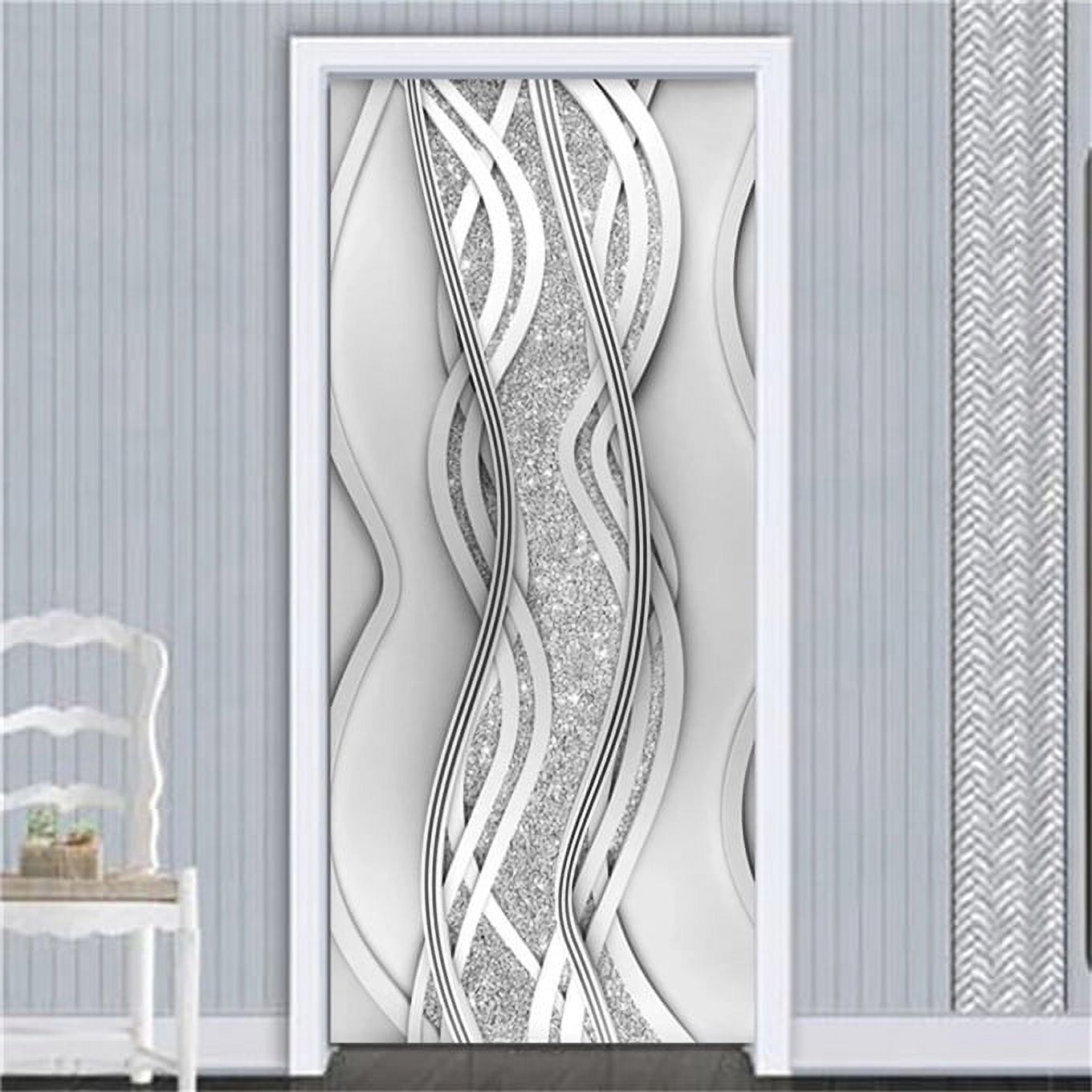 PVC Wallpaper For Door Self Adhesive Home Design Decoration Doors ...