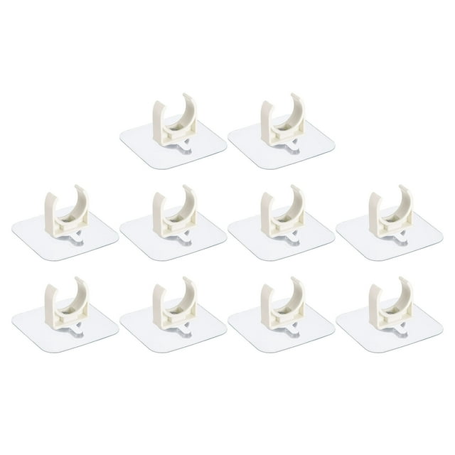 PVC Water Pipe Clamp Clips, 10 Pack Fit for 25mm OD U-Shaped Pipe Clips ...