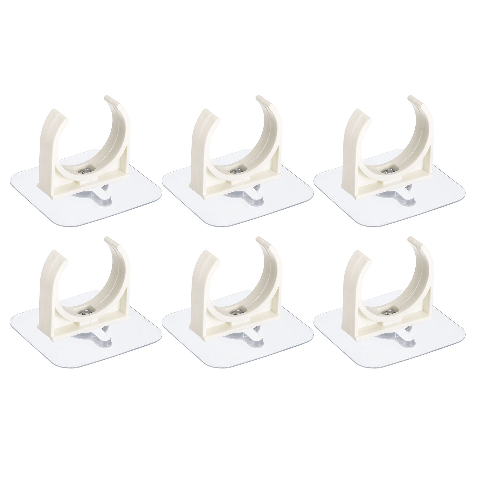 PVC Water Pipe Clamp Clips, 6 Pack Fit for 40mm OD U-Shaped Pipe Clips ...