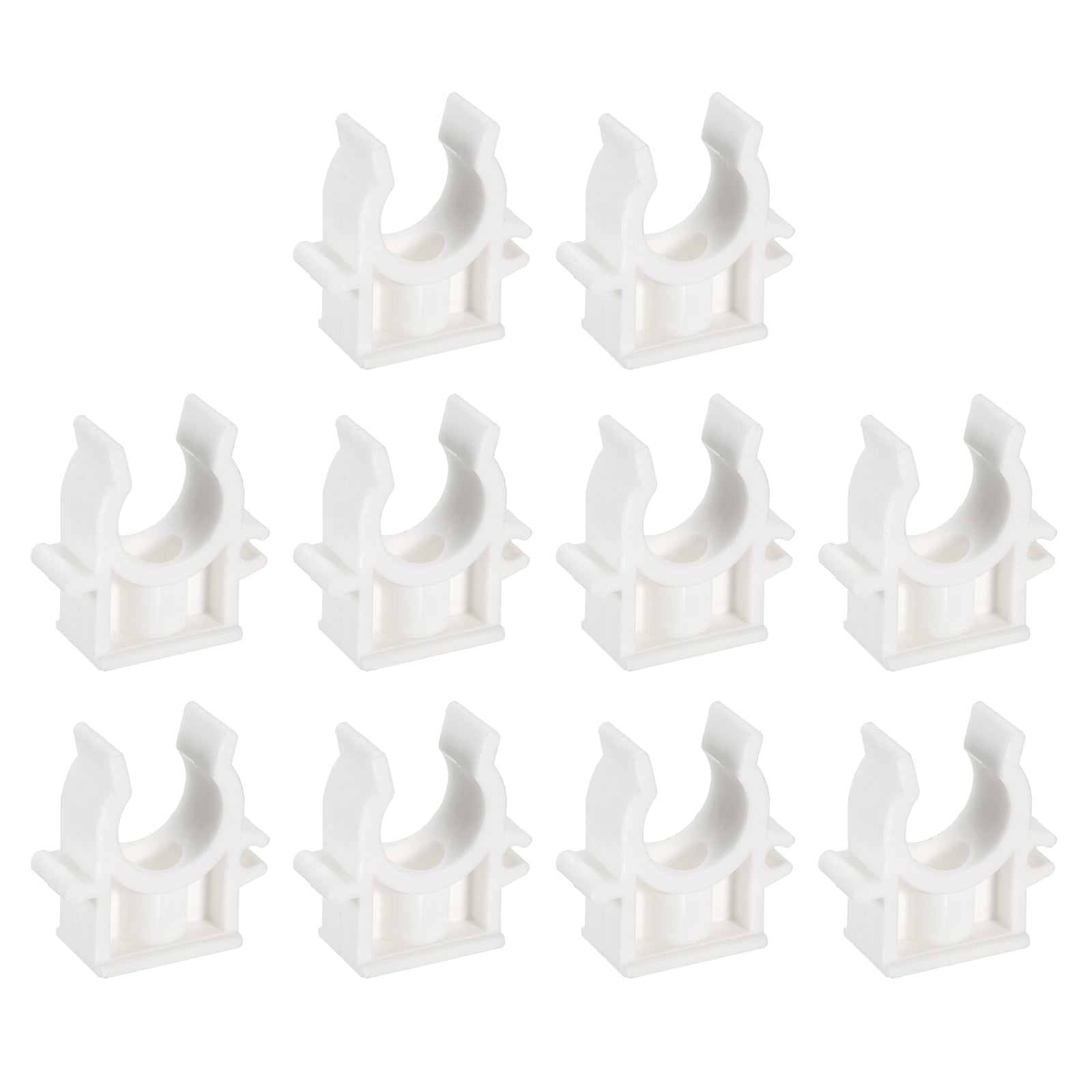 PVC Water Pipe Clamps, 50 Pack Fit for 16mm(5/8") OD Hose U-Shaped Pipe ...