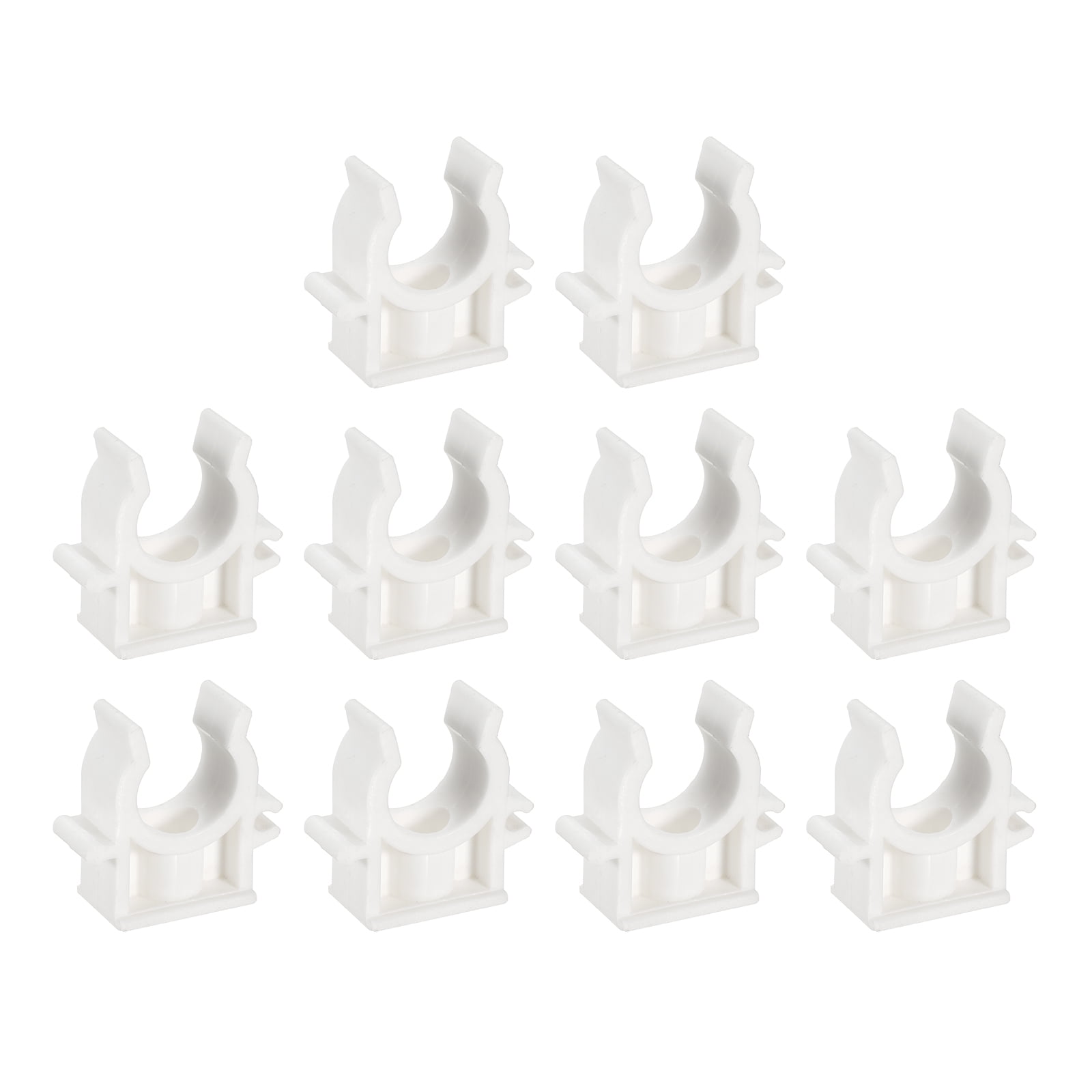 PVC Water Pipe Clamps, 50 Pack Fit for 20mm(3/4") OD Hose U-Shaped Pipe ...