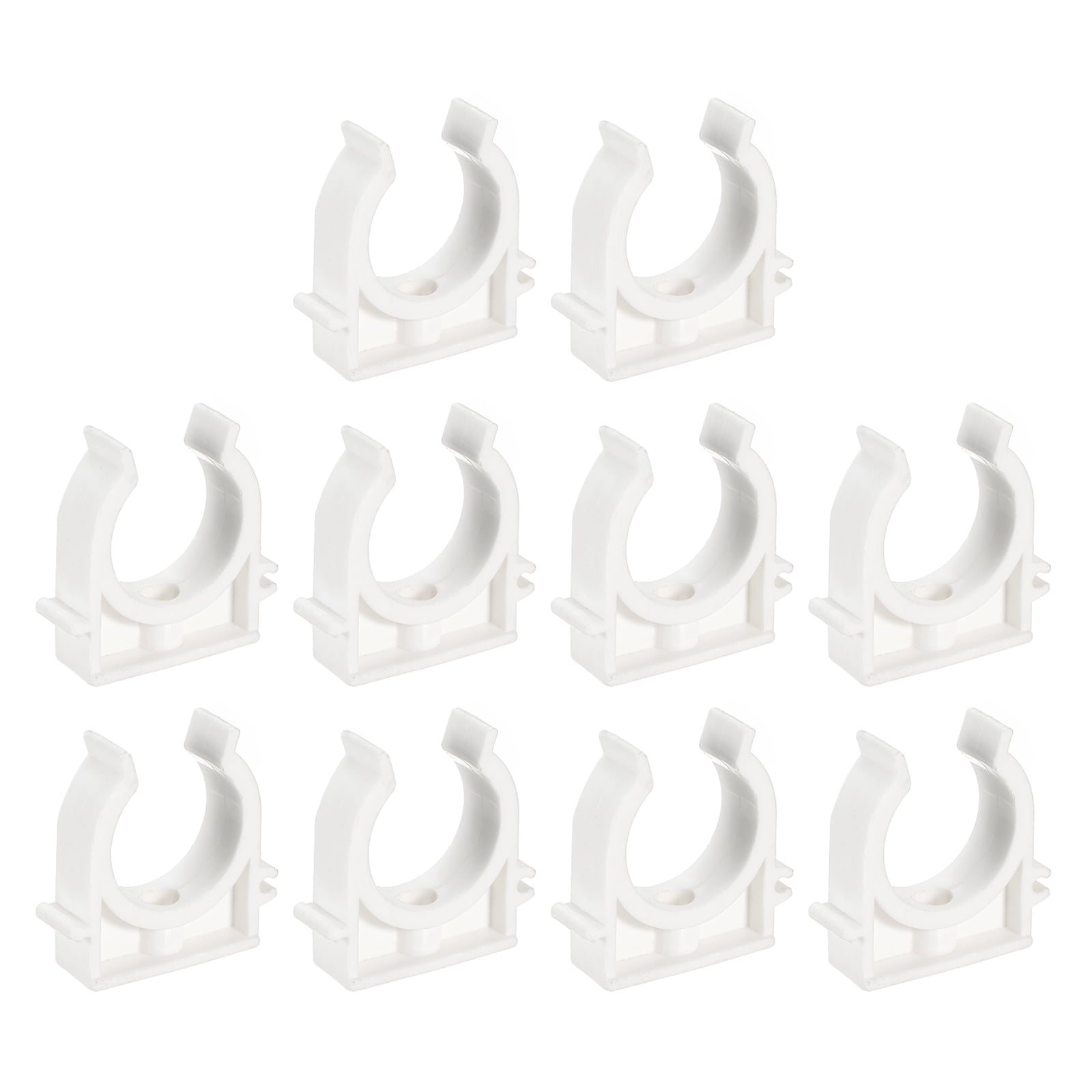 PVC Water Pipe Clamps, 50 Pack Fit for 25mm(1") OD Hose U-Shaped Pipe ...