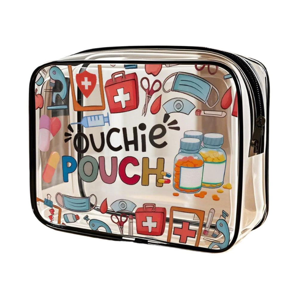 PVC Waterproof Pill Storage Bag Foldable Travel Organizer for Medicine ...
