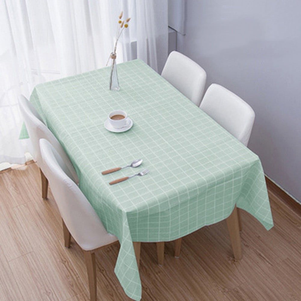 PVC Waterproof And Scald-proof Disposable Plastic Plaid Tablecloth ...
