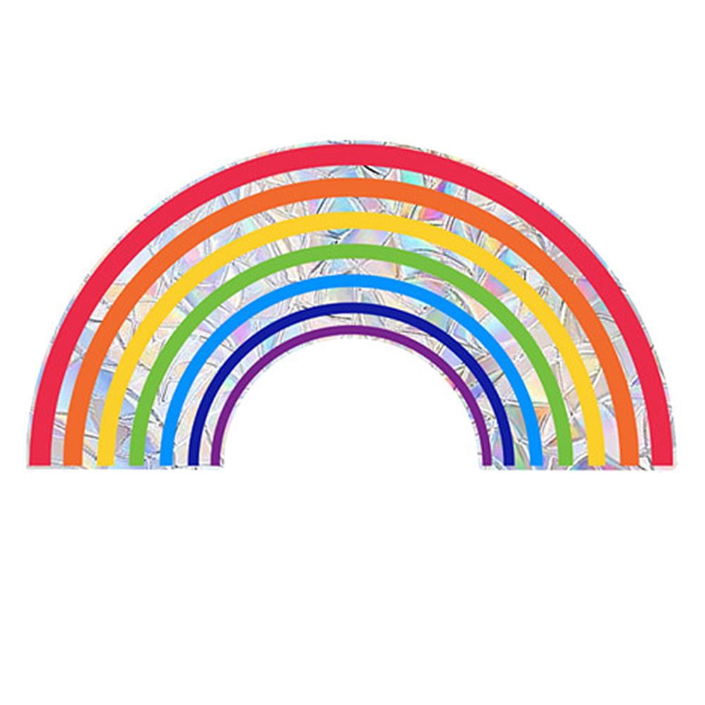 PVC Window Decoration Sticker Rainbow Cloud Double-Sided Print Reusable ...