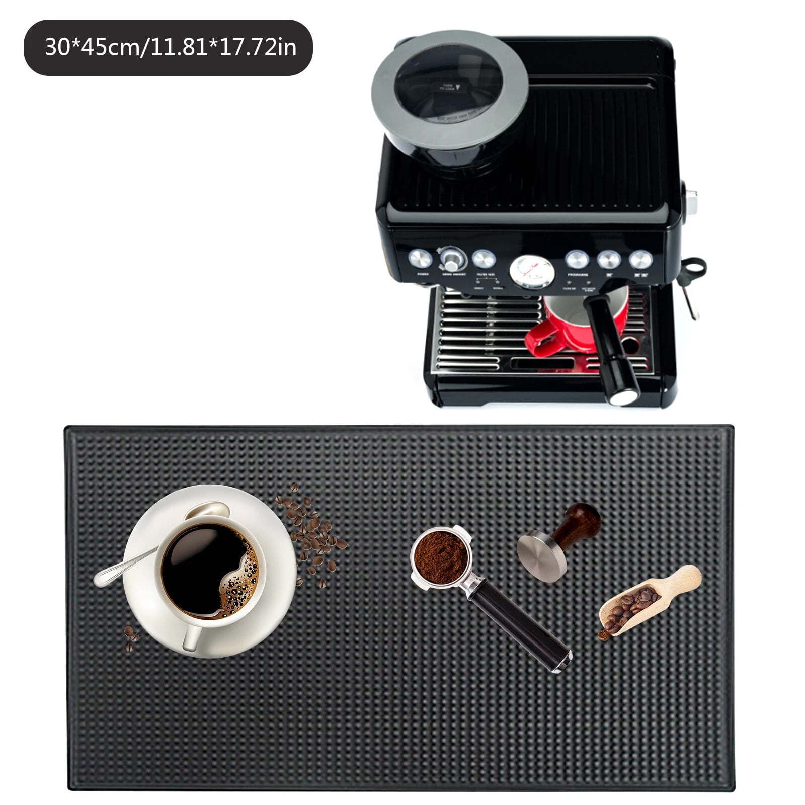 PVC Wine Bar Mat Coffee Maker Countertop Spill Mats Bar Service Mat ...