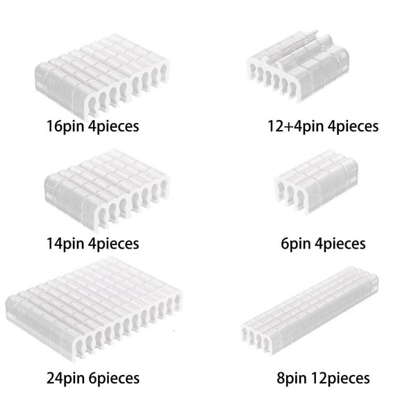 PVC Wire Combs Wire Guide For 1.8-2.5mm Sleeved Lines Computer Line ...