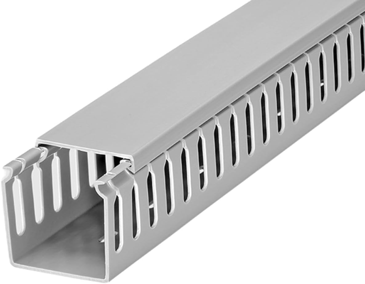 PVC Wiring Trough Wire Cover Cord Hider for Under Desk Industrial Cable ...