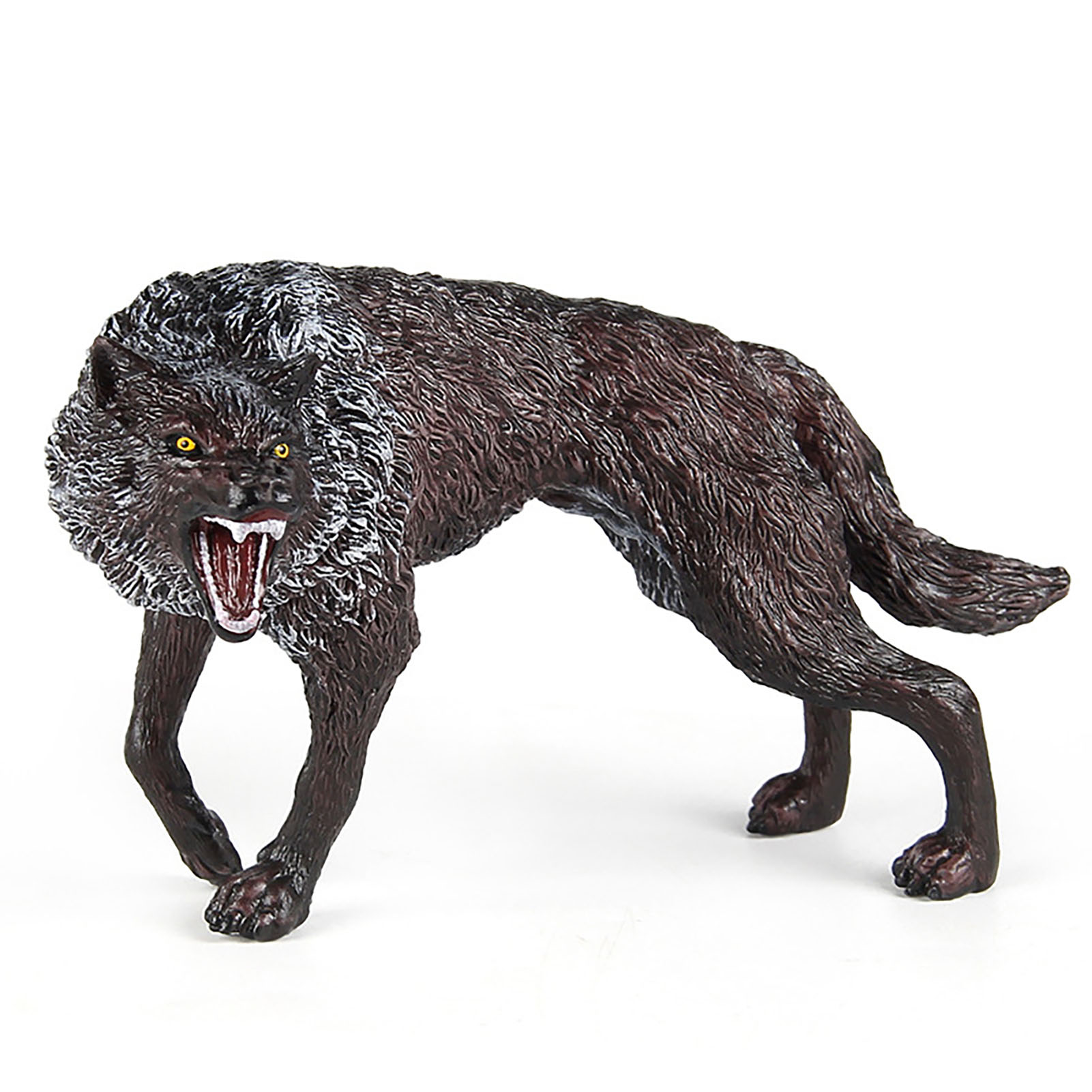 PVC Wolf Model Realistic Male Female Wolf Figurine Statue Sculpture ...