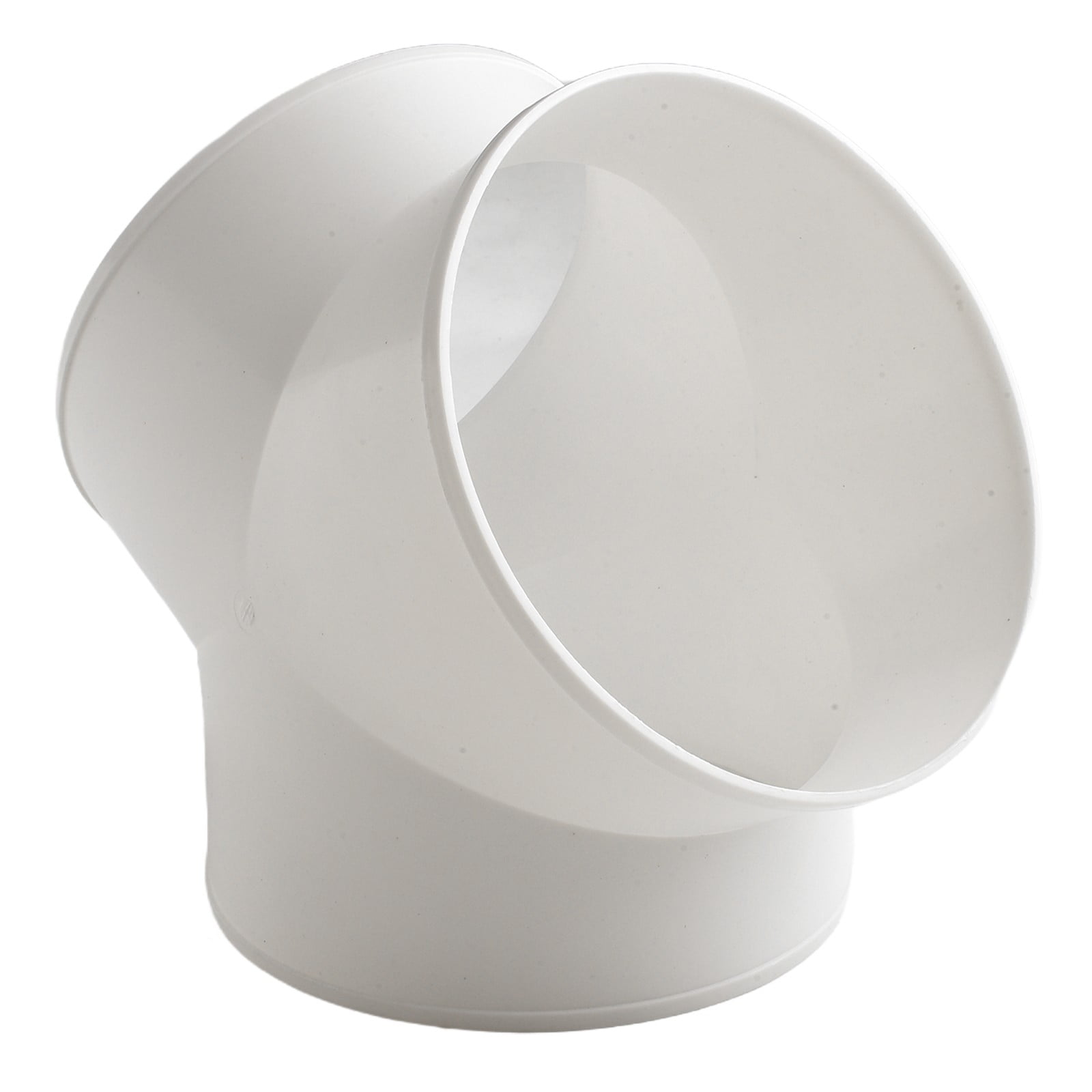 PVC Y Shape Ducting Splitter Connector White for Extractor Fans Range ...