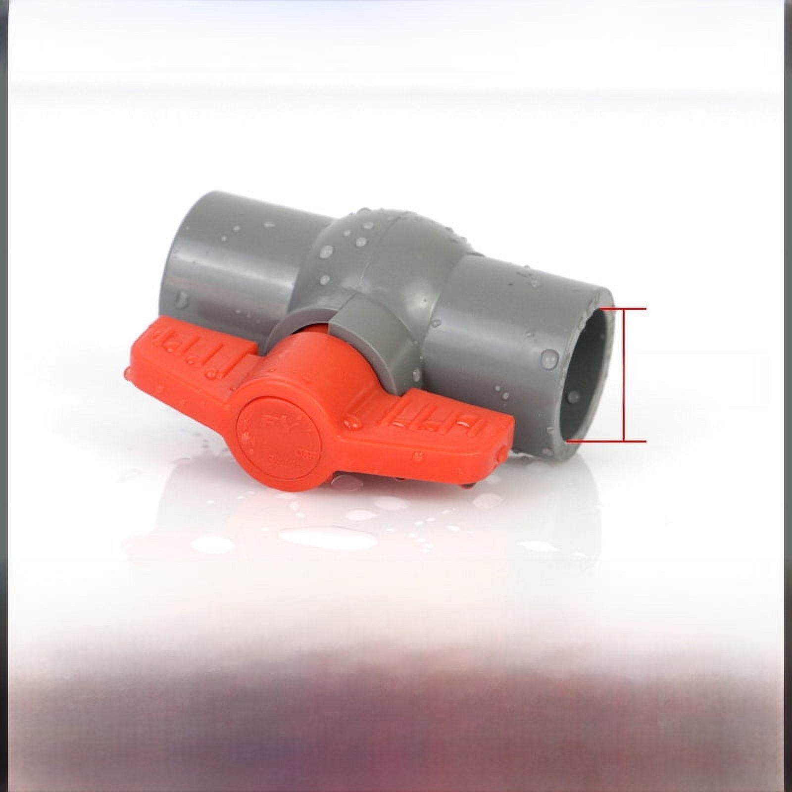 PVC ball valve water supply pipe plastic valve switch socket upper and ...