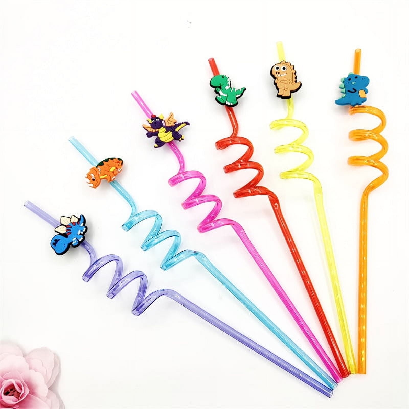PVC bar party straw creative modeling straw children cartoon healthy ...