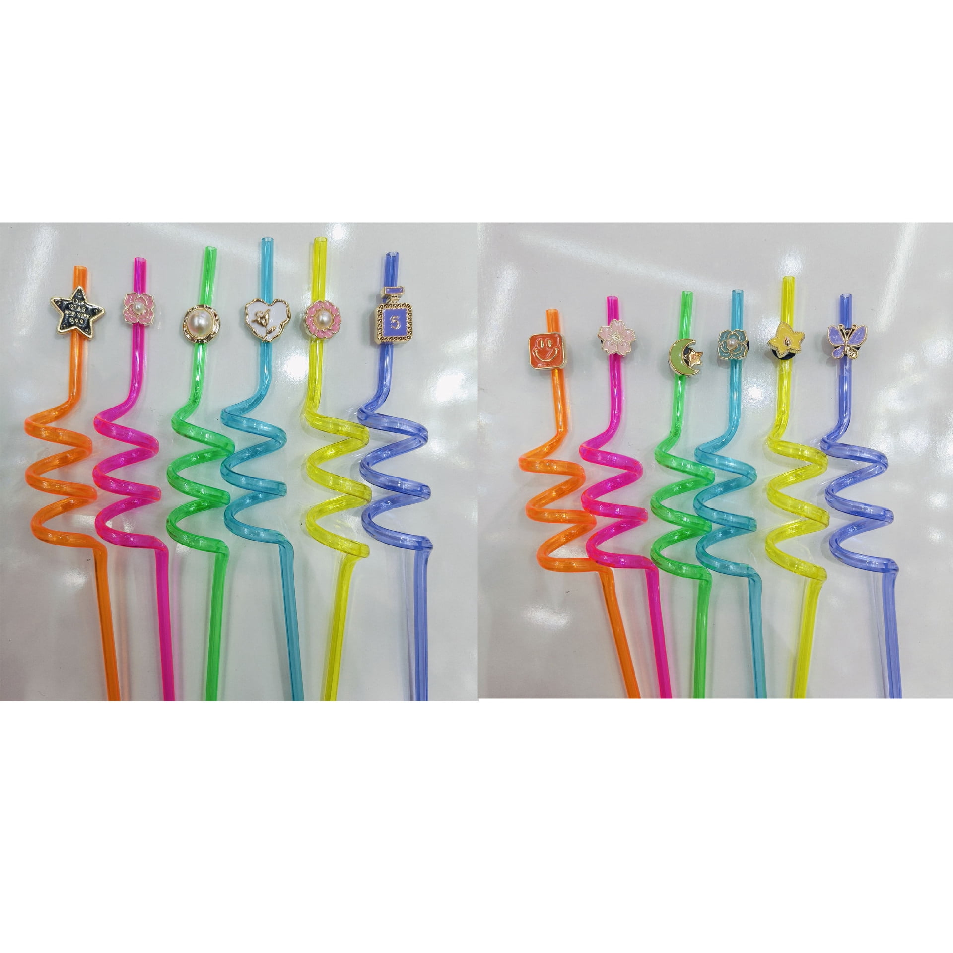 PVC bar party straw creative modeling straw children cartoon healthy ...