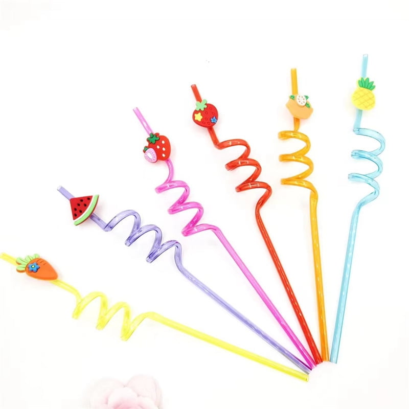 PVC bar party straw creative modeling straw children cartoon healthy ...