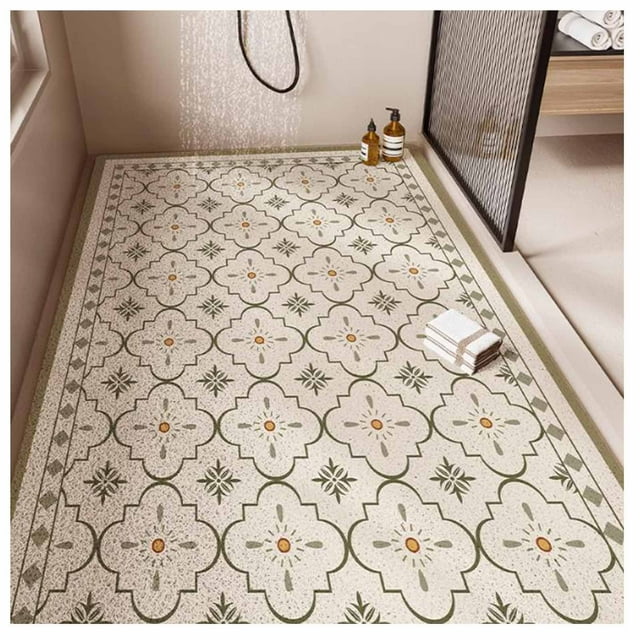 PVC loofah bath mat with drain, soft comfort bath mat, shower mat, non ...