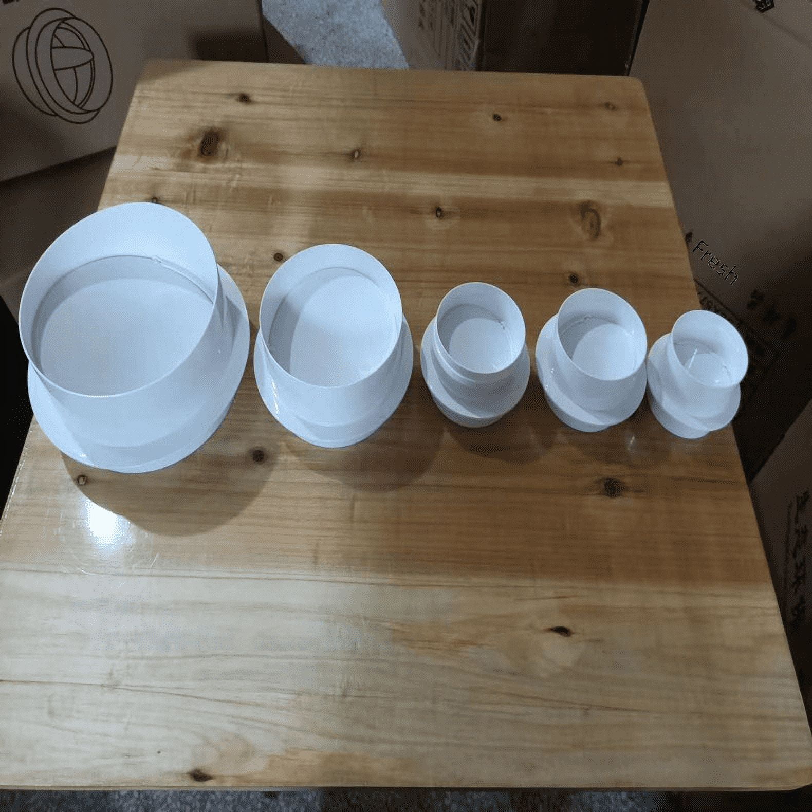 PVC pipe diameter reducing large and small head range hood ventilation ...