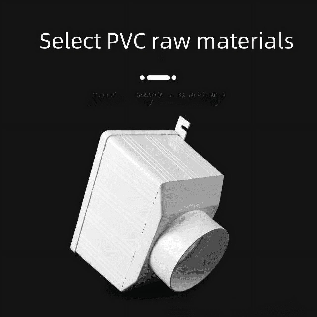 PVC rain bucket water funnel joint water collection pipe engineering ...