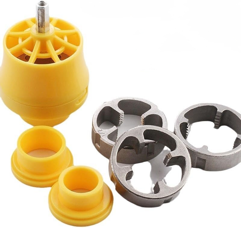 PVC thread Maker Tool for Electric Drill - Plastic Pipe Tap Die Set ...