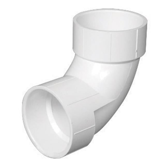 PVC003001400HA PVC-Dwv 90 deg Elbow 4 in. - Walmart.com