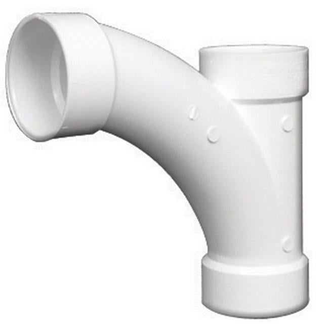 PVC005011000HA 3 in. 140 Degree Long Turn Tee - Walmart.com