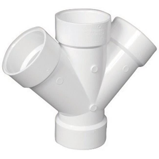 PVC006110800HA 2 in. Double Wye - Walmart.com