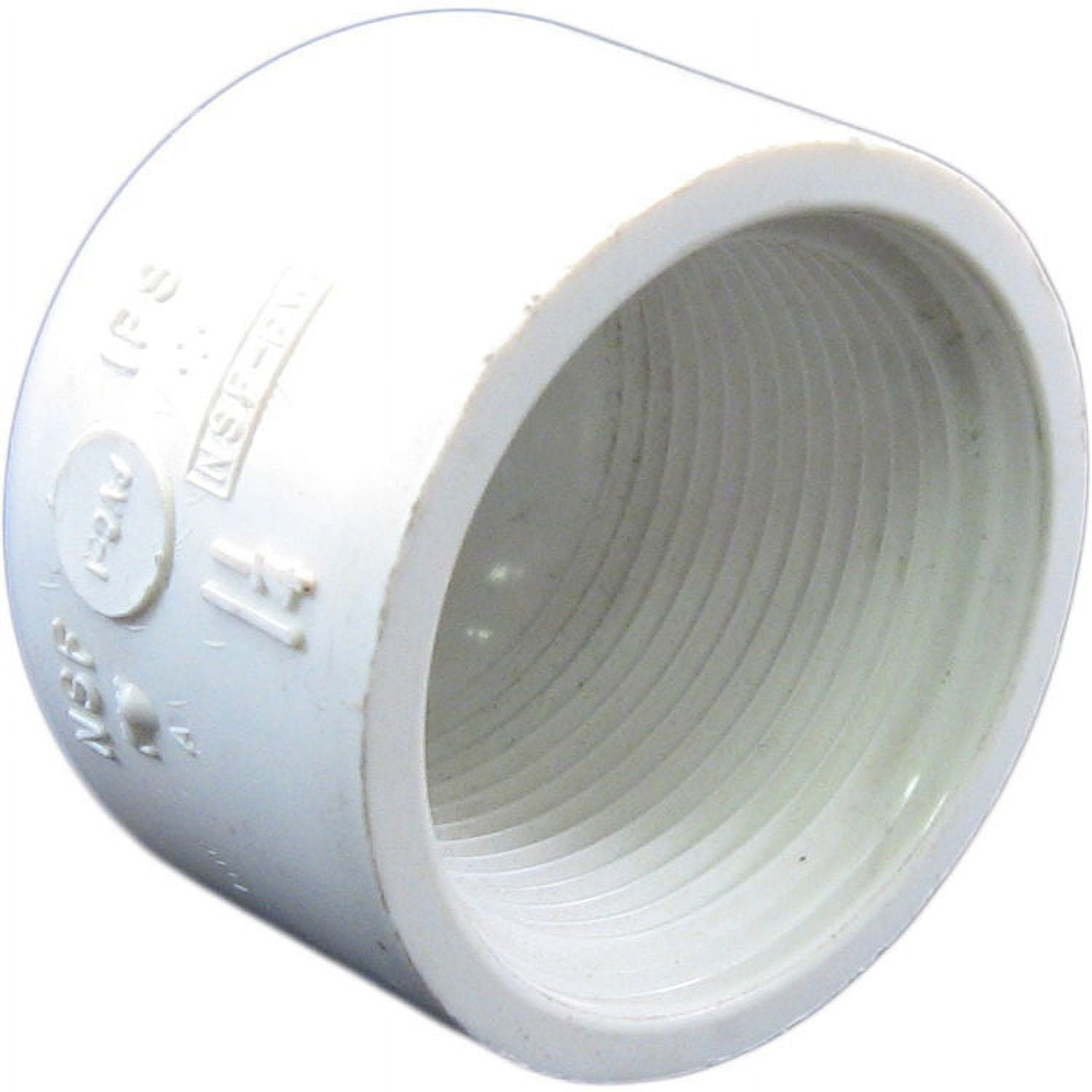 PVCCAP114T Schedule 40 PVC Threaded Cap, 1-1/4 Inch - Walmart.com