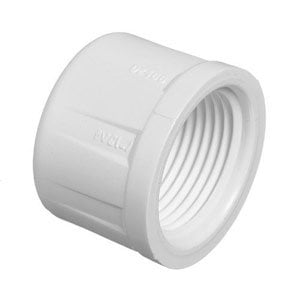 PVCCAP12T Schedule 40 PVC Threaded Cap, 1/2 Inch - Walmart.com