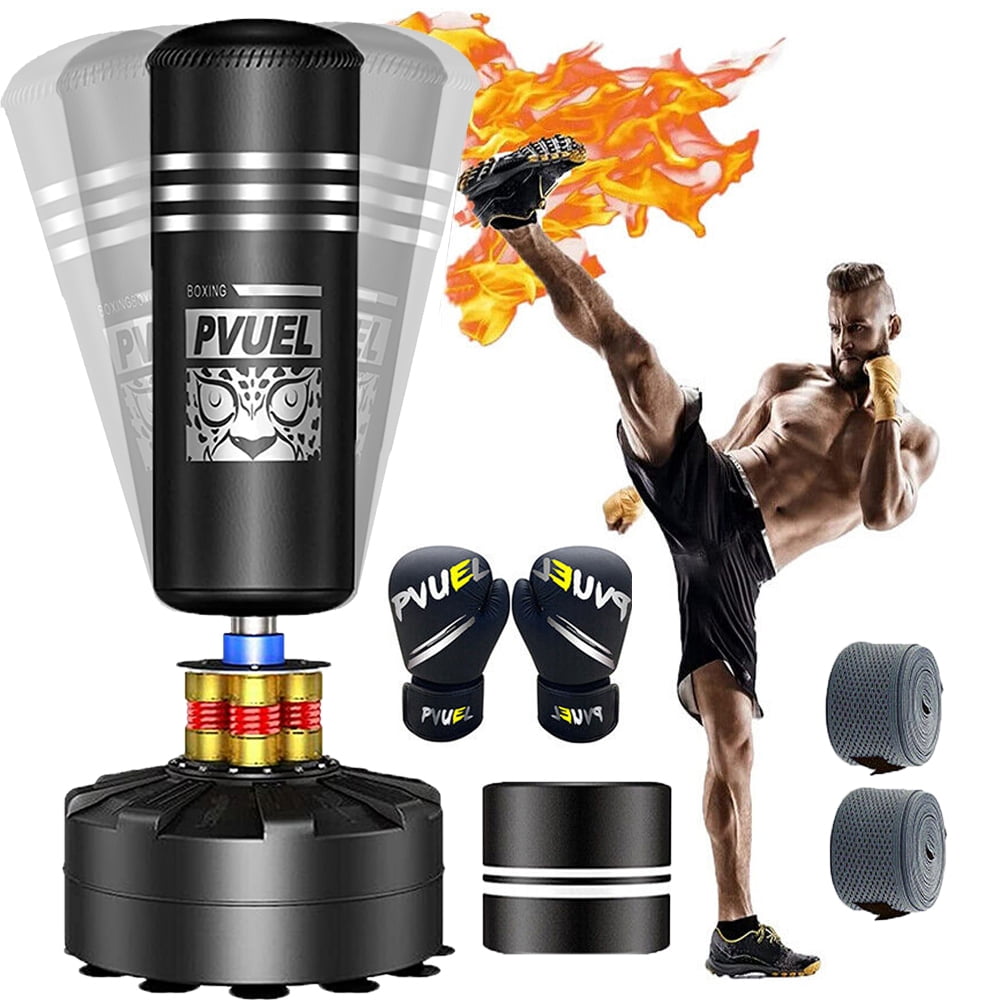 PVUEL Heavyweight Home Training Freestanding Punching Bag 70'' -190lbs ...