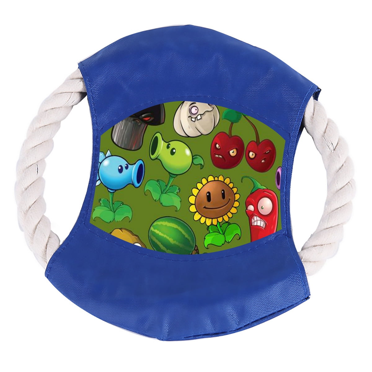 PVZ Dog Toys Flying Disc Rope Toy Chew Toys for Dogs Flying Discs ...