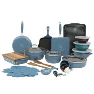 Thyme & Table 32-Piece Cookware & Bakeware Nonstick Set, Black - Walmart.com