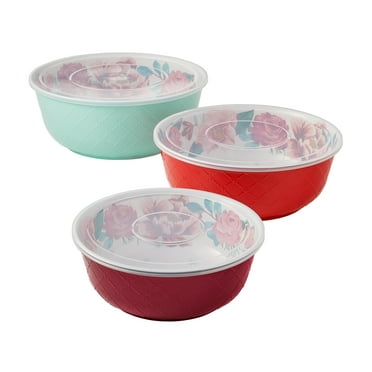The Pioneer Woman - Fresh Floral 6-Piece Melamine Bowl Set, Multi-color ...