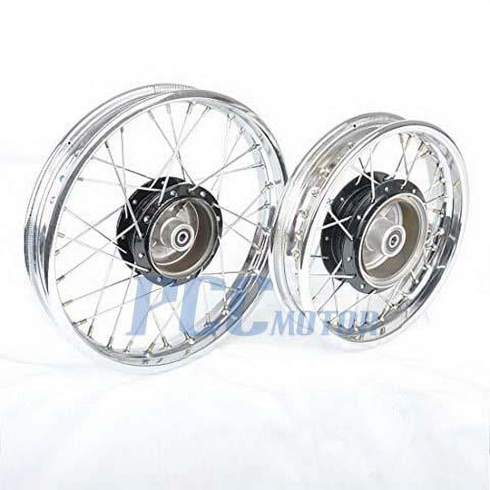 PW80 PY80 FRONT REAR RIM WHEEL SET FOR YAMAHA COYOTE 80 PW PY 80 RM24 ...