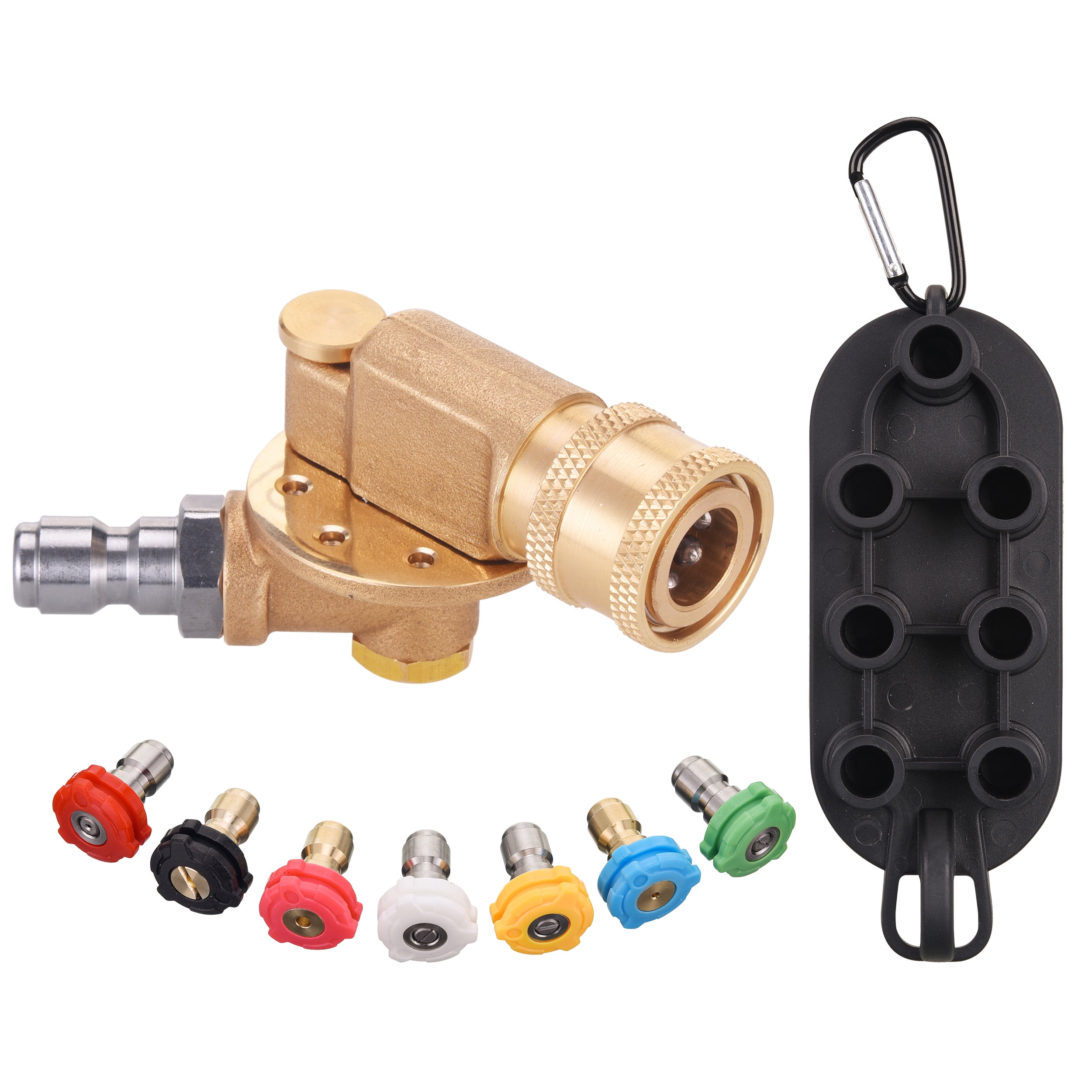 PWACCS Pressure Washer Pivoting Coupler Kit, 240 Degree Rotation ...