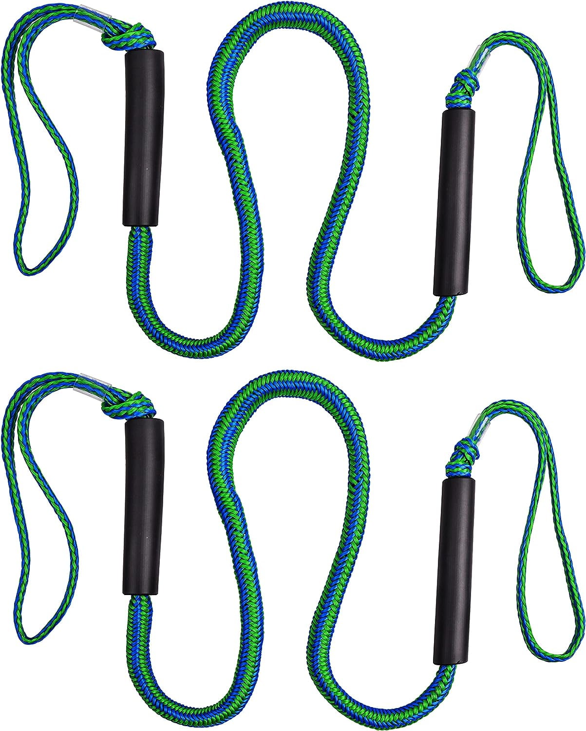 VanRolldex Bungee Dock Line Rope, Stretchable Mooring Snubber for Boats ...