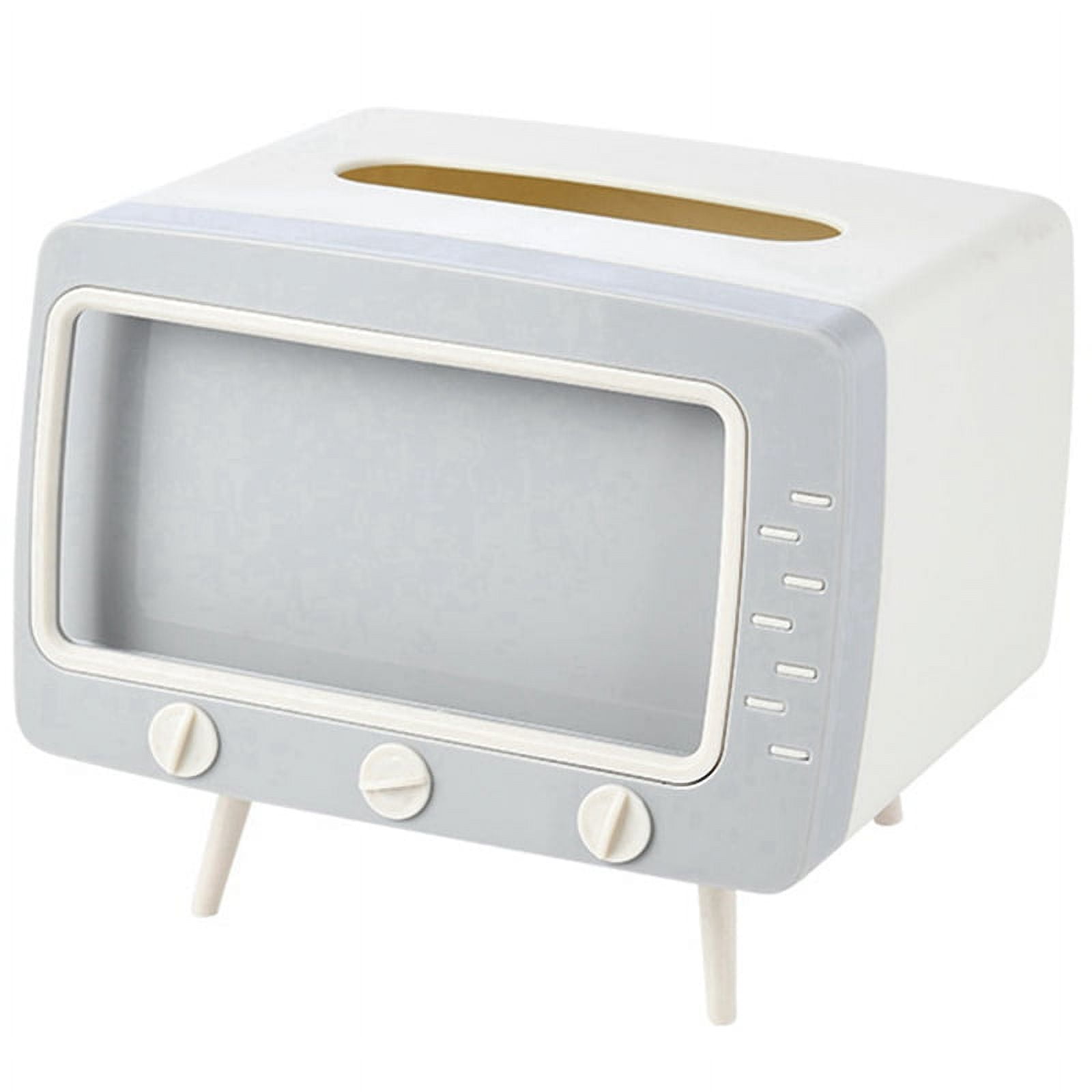 PWFE Television TV Shape Tissue Paper Box Napkin Storage Box Container ...