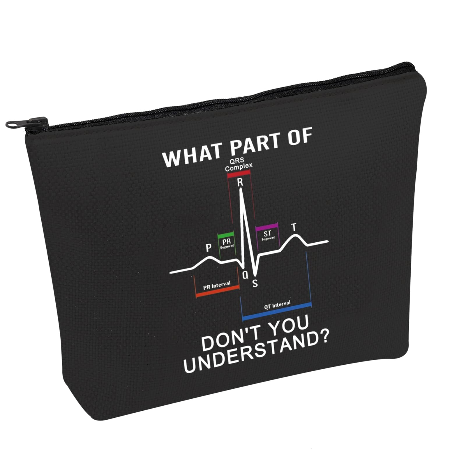 PWHAOO Cardiology Makeup Bag What Part Of Don’t You Understand Cosmetic ...