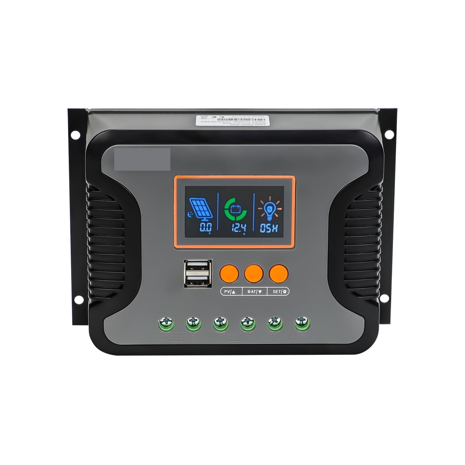 PWM 80A 60A 30A 12V 24V 36V 48V Auto Solar Charger Regulator Max PV ...