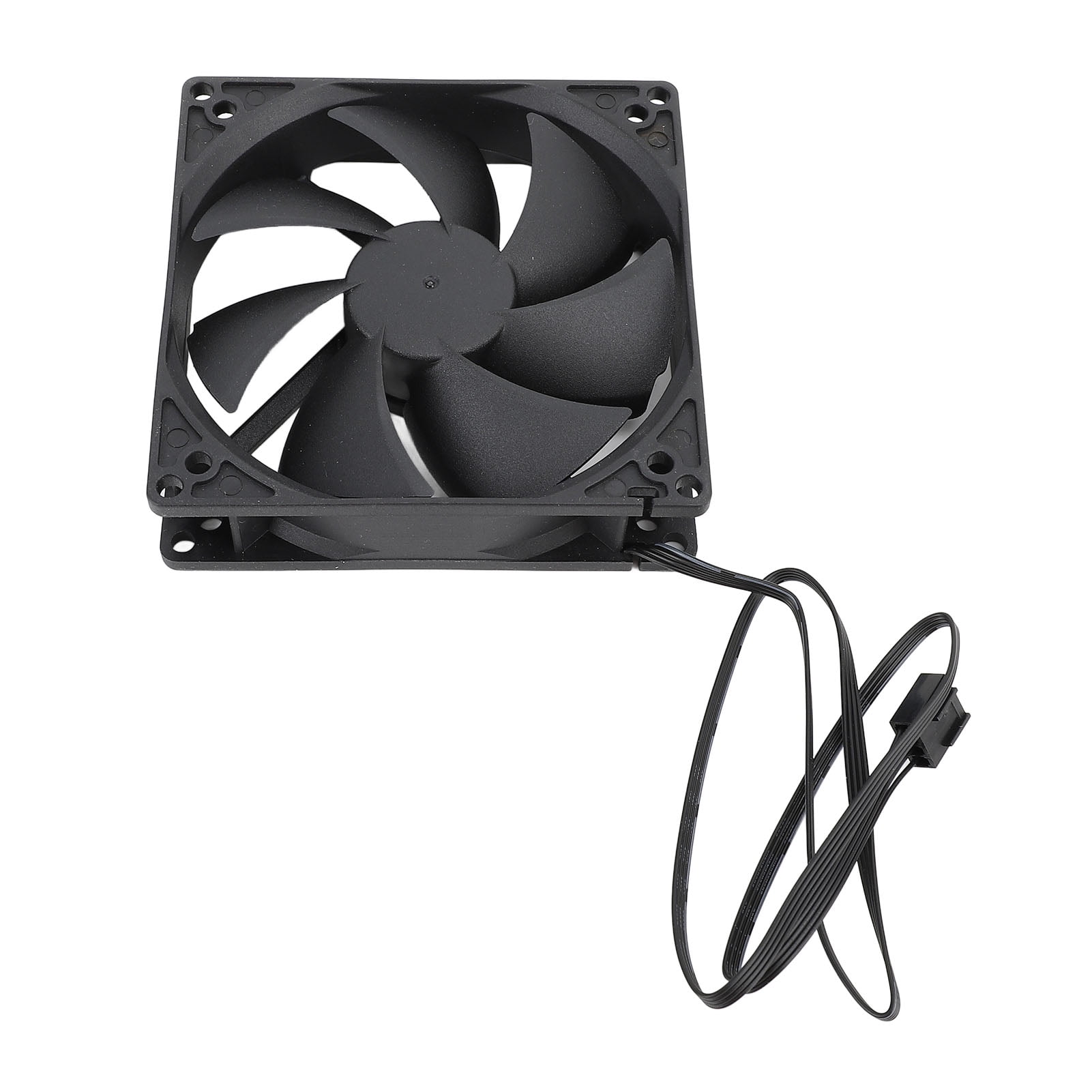 PWM Computer Case Fan 100mm, Intelligent Temp Control, Low Noise, Long,Life 50K Hour Bearing ...