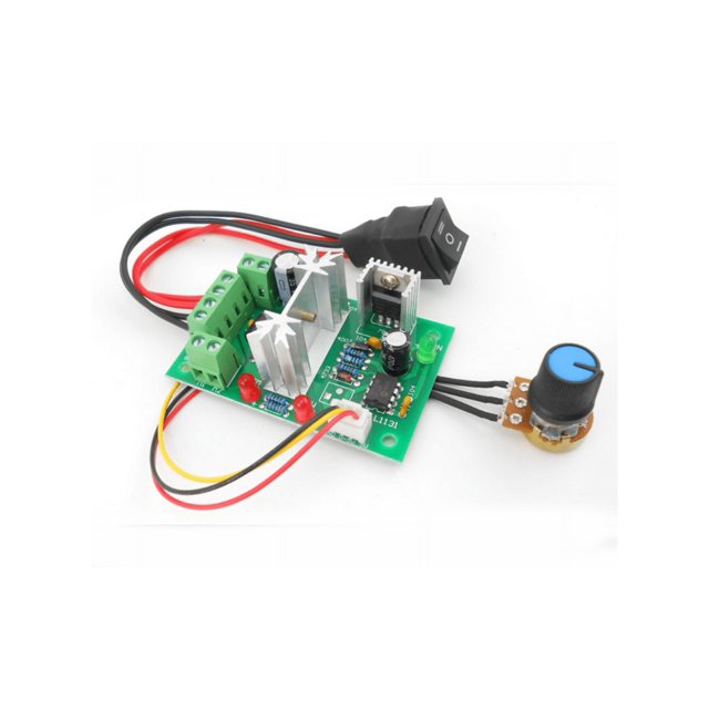 PWM DC Governor 6-30V PLC 0-5V control 6V 12V 24V motor driver module 180W Speed range 0%-100% ...
